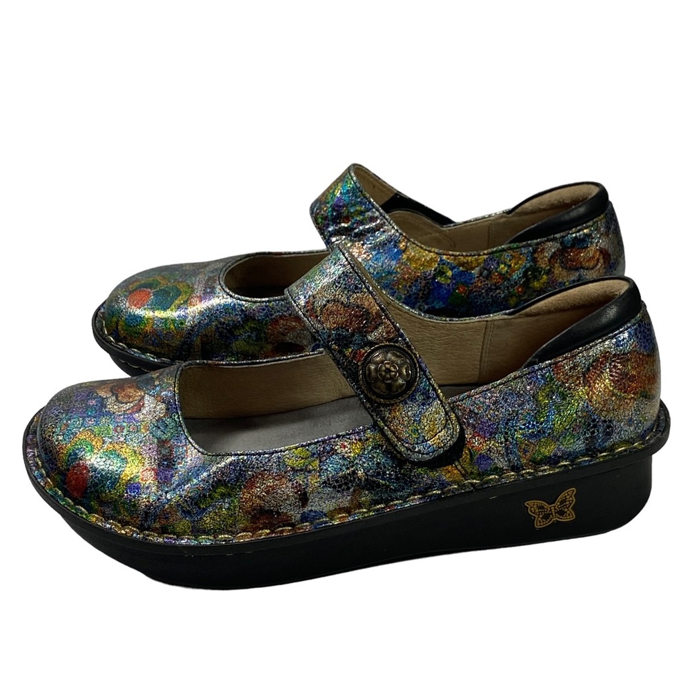 Alegria Paloma Gypsy Rose Mary Jane Clogs - Size 40 U… - Gem
